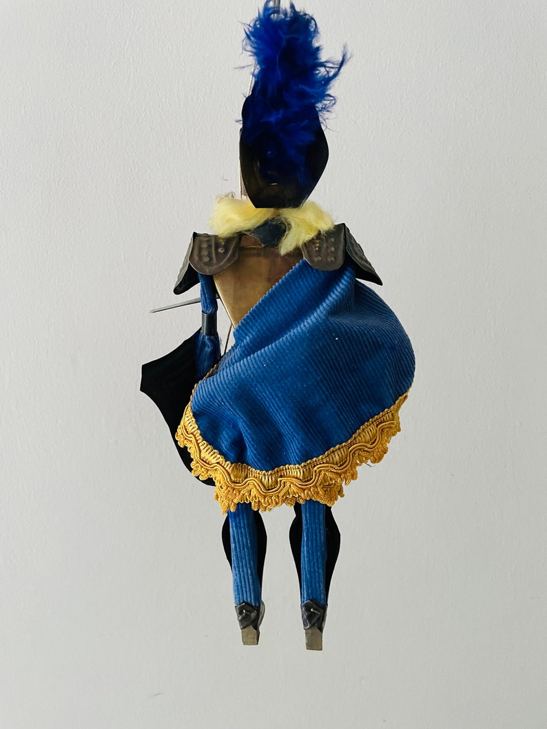 Vintage Italian Knight Puppet Doll Hand Made Sicilian Wood - Etsy