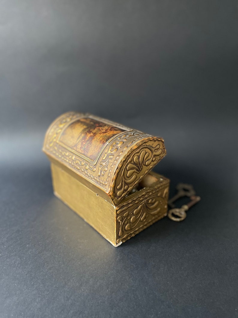 Vintage Florentine Wood Box Antique Italian Wedding Ring Box - Etsy