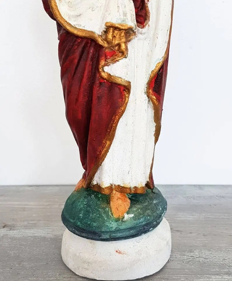 Antique Italian Jesus Statue Italian Jesus Christ Sacred - Etsy
