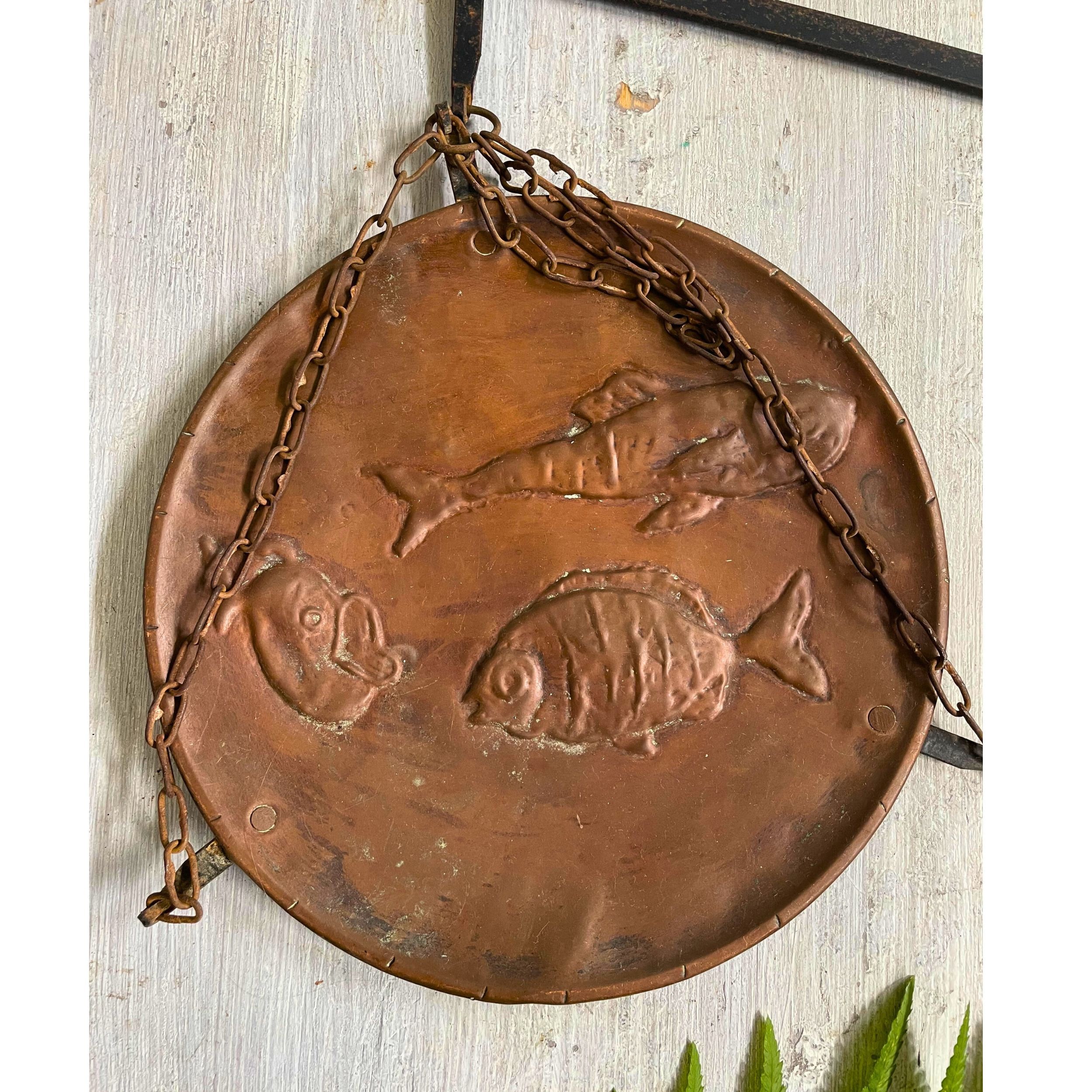Antique Fish Market Copper Hanging Scale Italian Copper - Etsy
