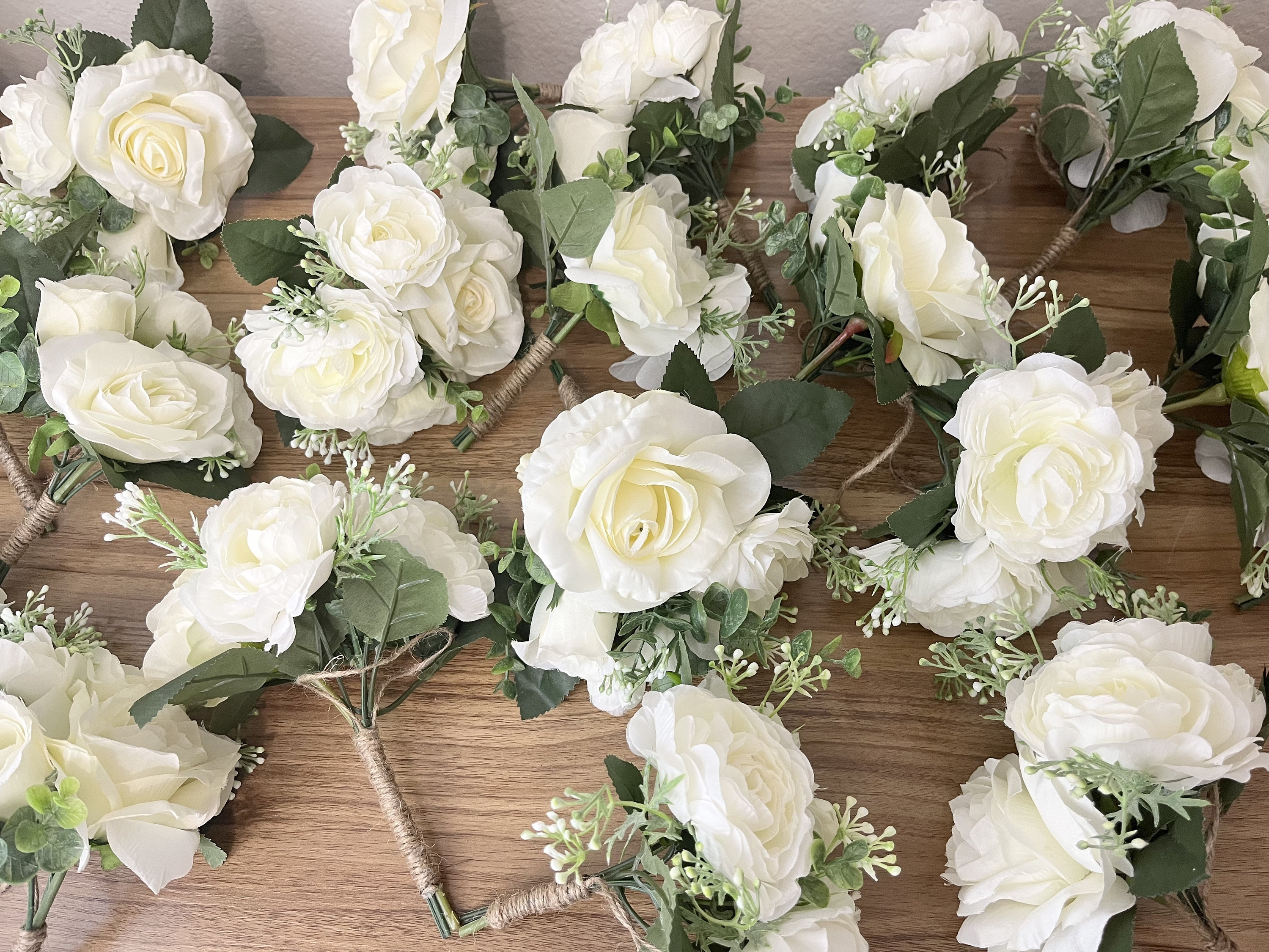 Floral Church Pew Marker | Wedding Ceremony Aisle Marker | Peony, Rose ...