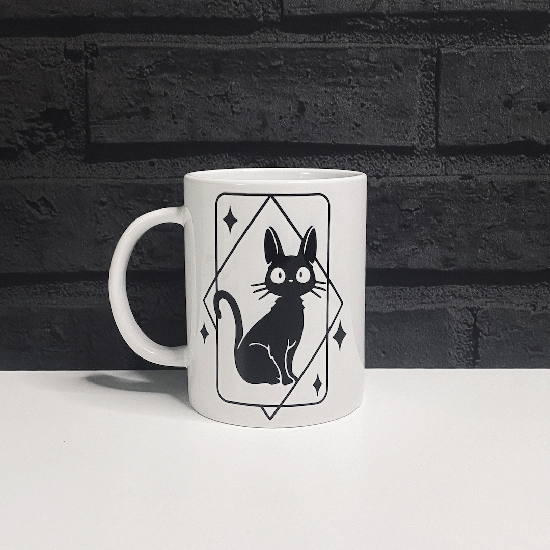Kikis Delivery Service Jiji Fan Art Mug. - Etsy