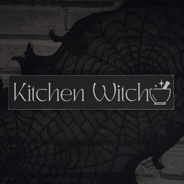Kitchen Witch Sign - Etsy