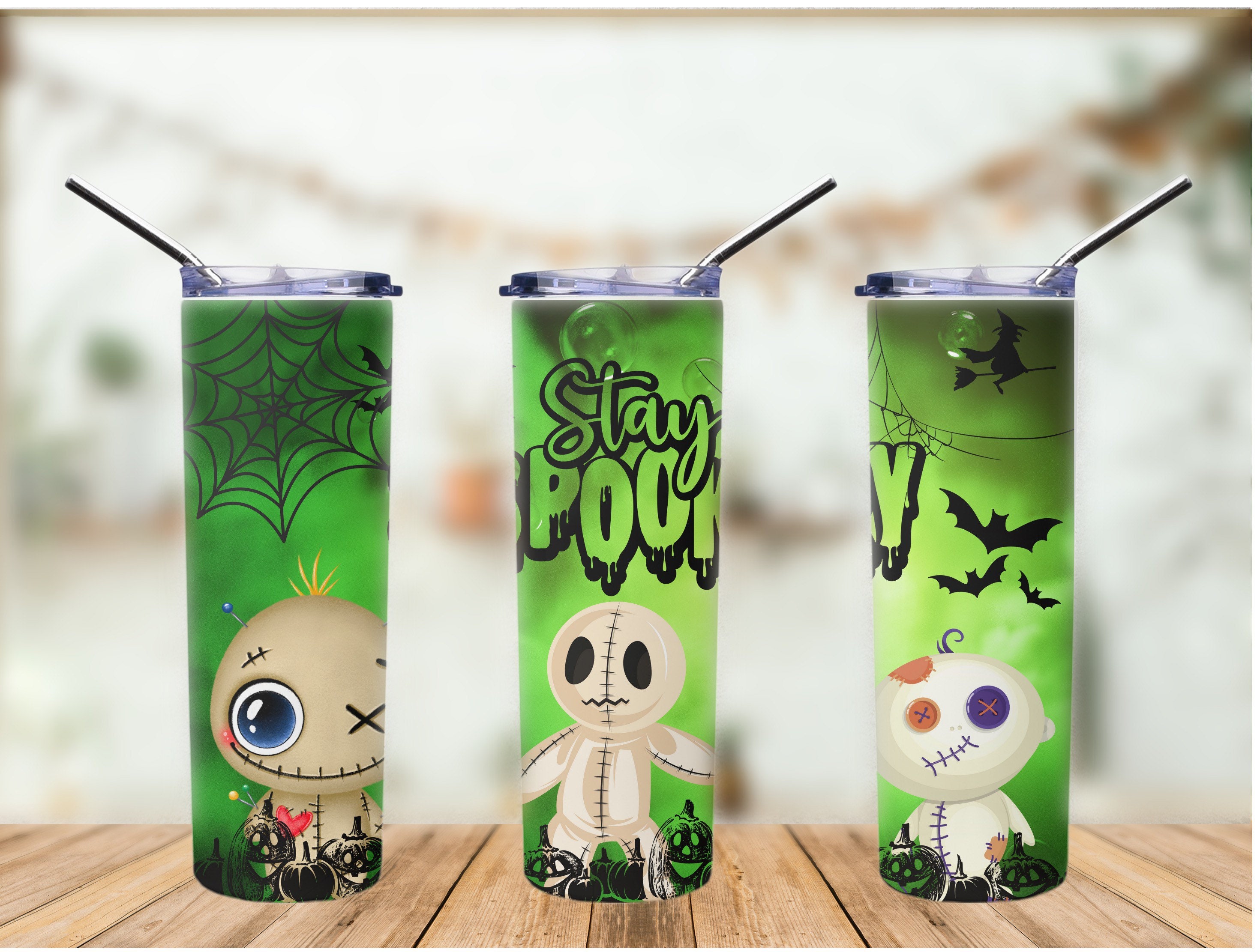 Halloween Water Bottle. Spooky Water Bottle, Spooky Tumbler, Halloween ...
