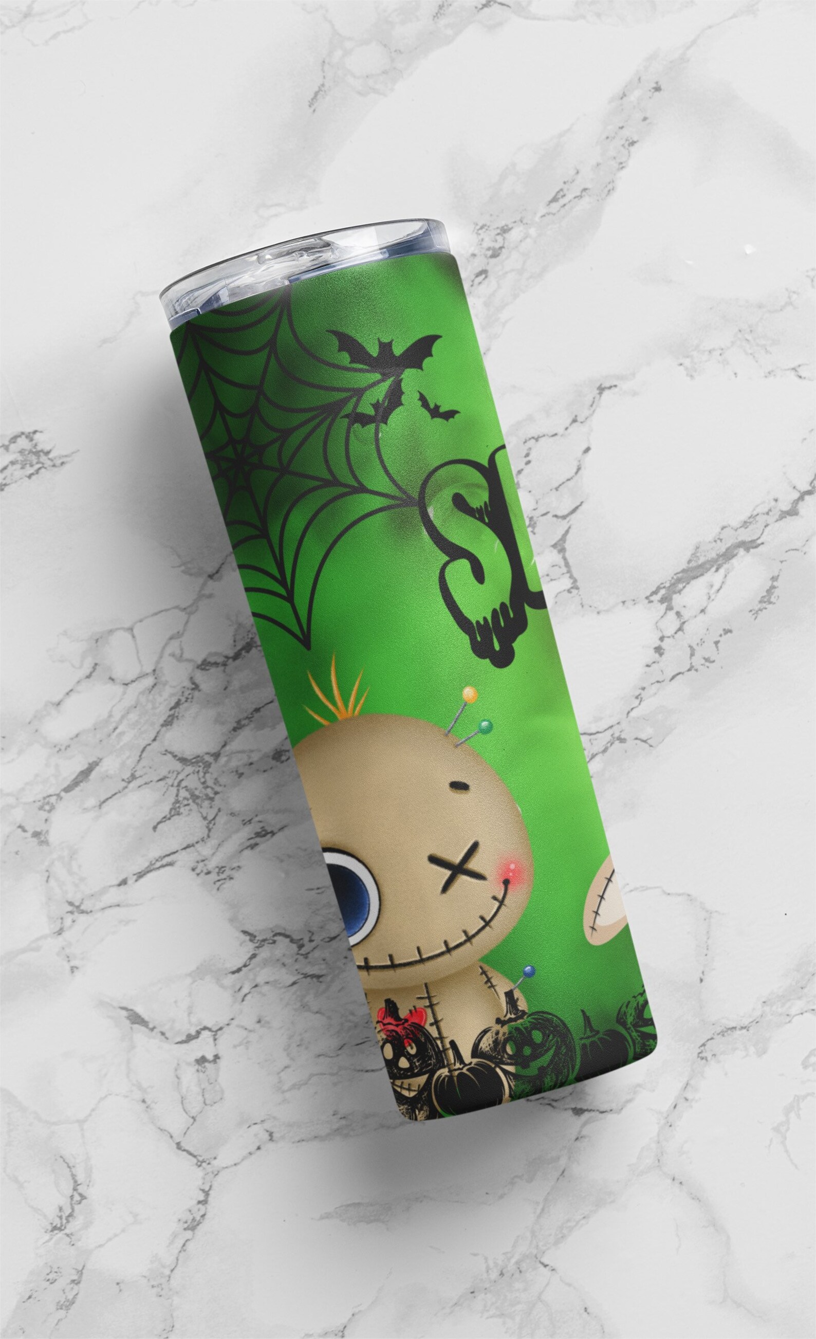 Halloween Water Bottle. Spooky Water Bottle, Spooky Tumbler, Halloween ...