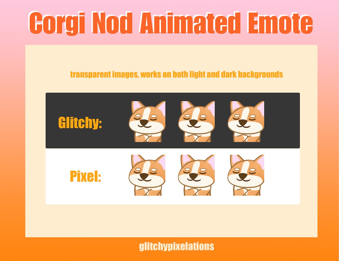 Smug Nod Corgi Animated Emote, Twitch Emotes Pack, Discord Emotes Pack ...