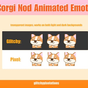 Smug Nod Corgi Animated Emote, Twitch Emotes Pack, Discord Emotes Pack ...