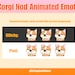 Smug Nod Corgi Animated Emote, Twitch Emotes Pack, Discord Emotes Pack ...