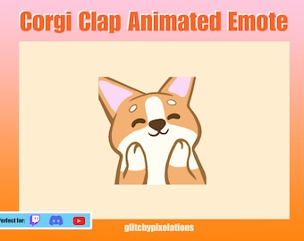 Smug Nod Corgi Animated Emote, Twitch Emotes Pack, Discord Emotes Pack ...