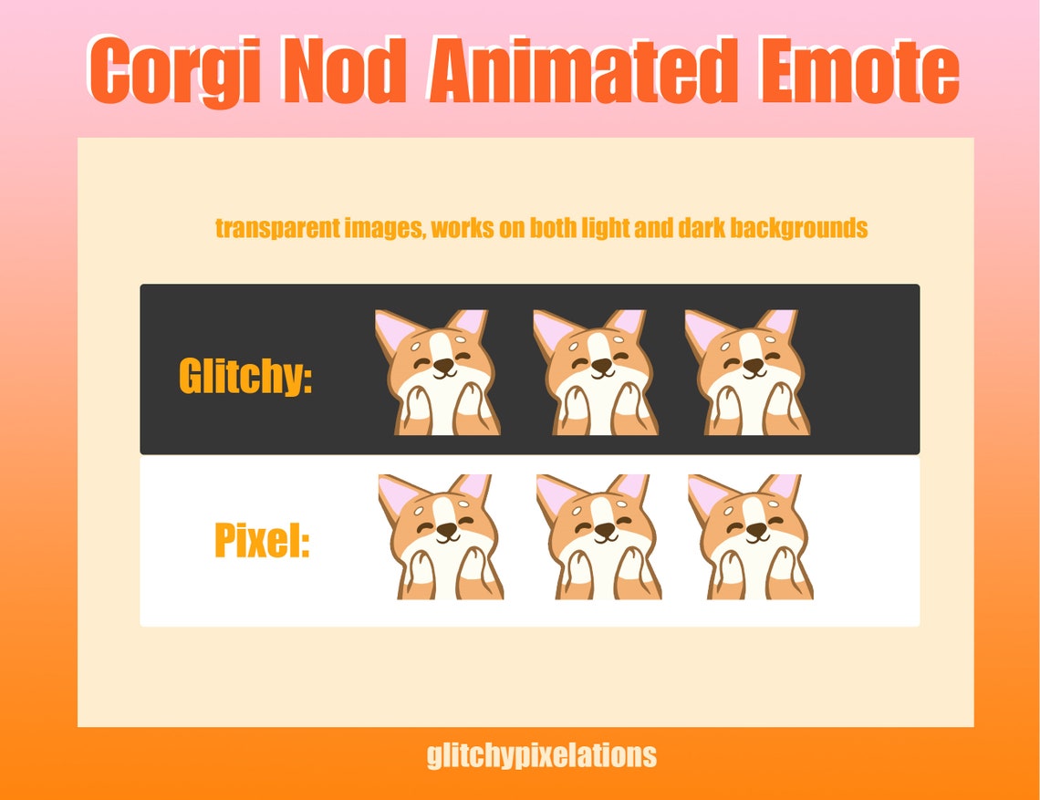 Clapping Corgi Animated Emote, Twitch Emotes Pack, Discord Emotes Pack ...