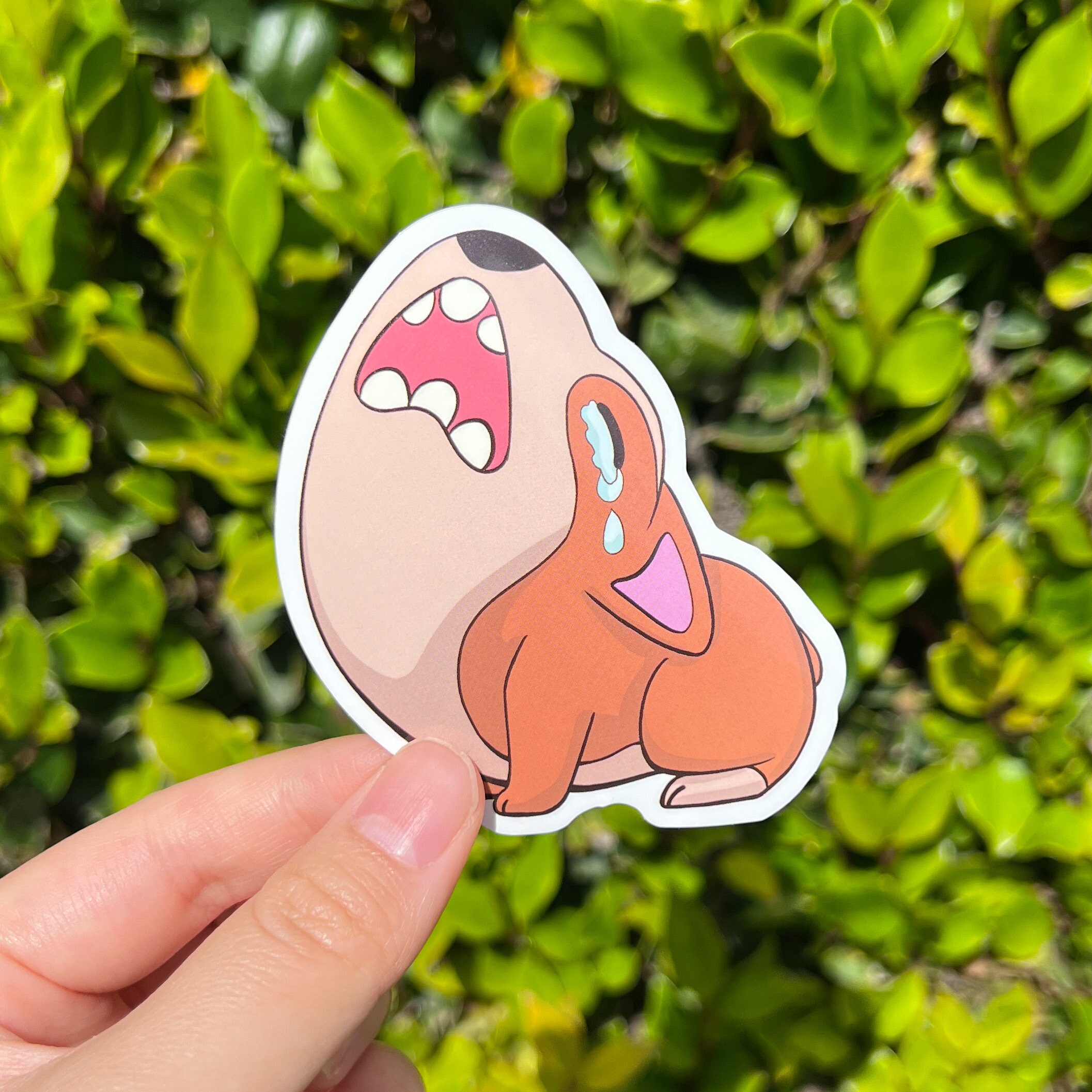 Crying Corgi Vinyl Sticker, Cute Kawaii Dog Laptop Stickers Waterbottle ...