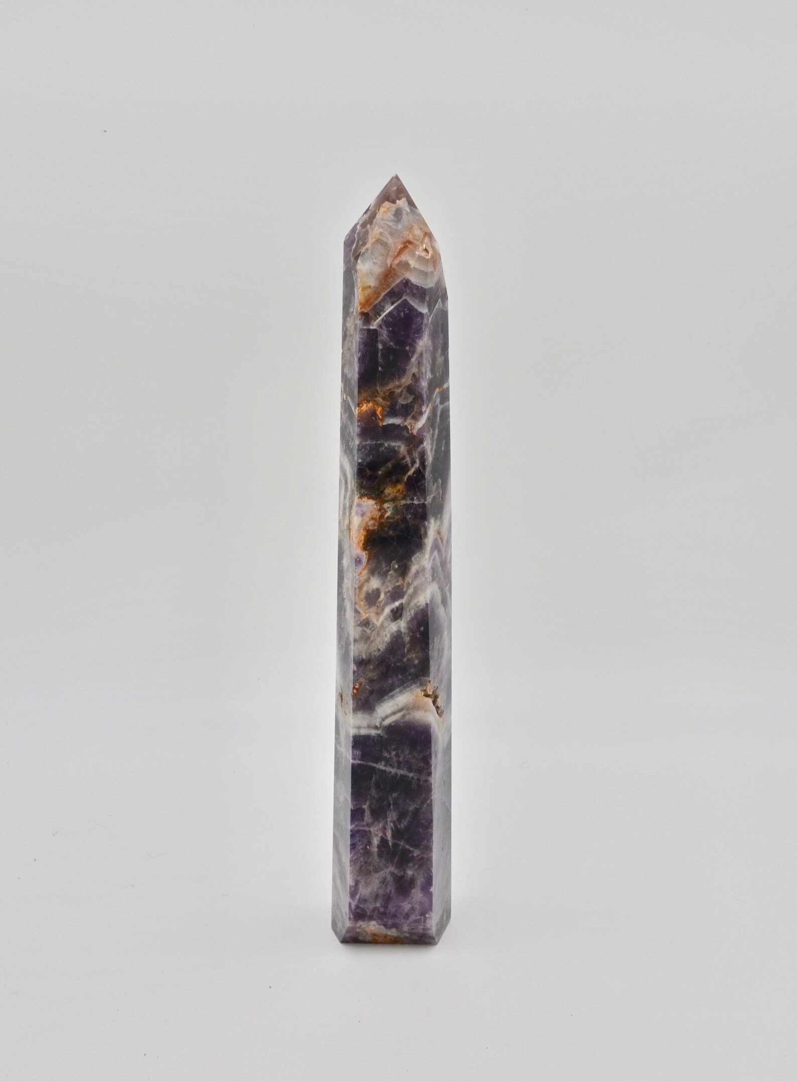 4 Lb. 3 Oz. 1 Ft.. 2 3/4 ENORMOUS AMETHYST POINT Dream Amethyst Point ...