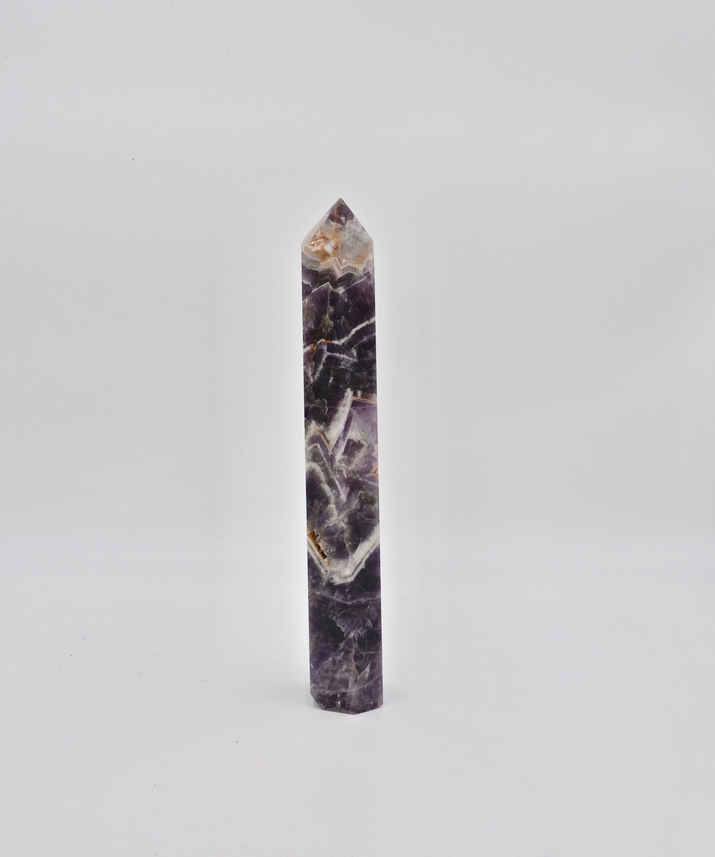 4 Lb. 3 Oz. 1 Ft.. 2 3/4 ENORMOUS AMETHYST POINT Dream Amethyst Point ...