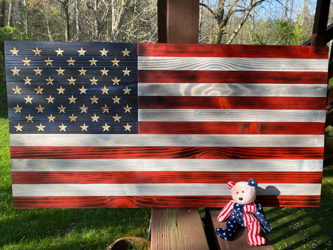 Rustic Flag - Etsy