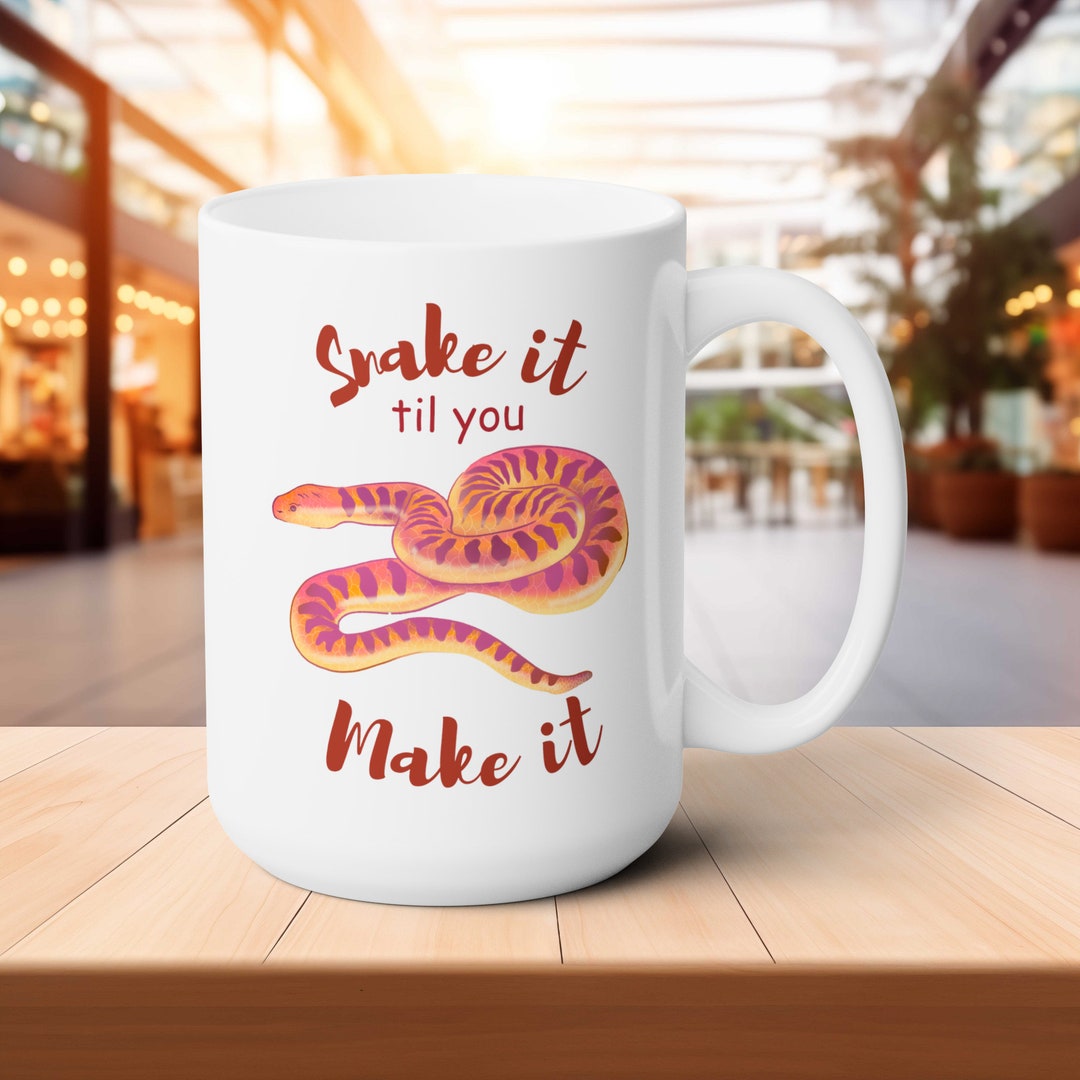 Snake Mug, Snake Lover Gift, Reptile Mom Gift, Snake Owner Gift, Pet ...