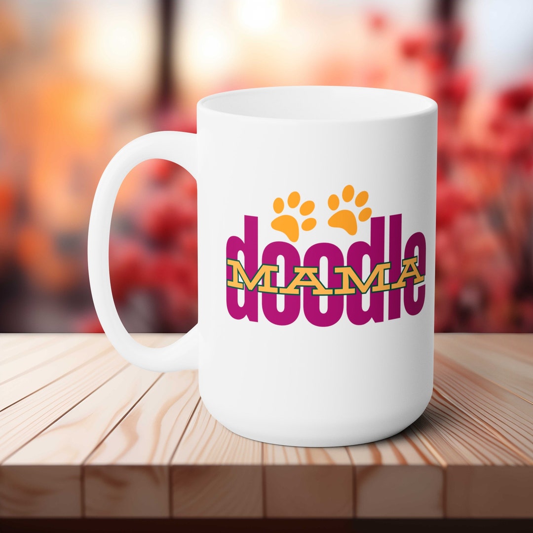 Doodle Mug, Golden Doodle Lover Gift, Doodle Mom Gift, Goldendoodle Mug ...
