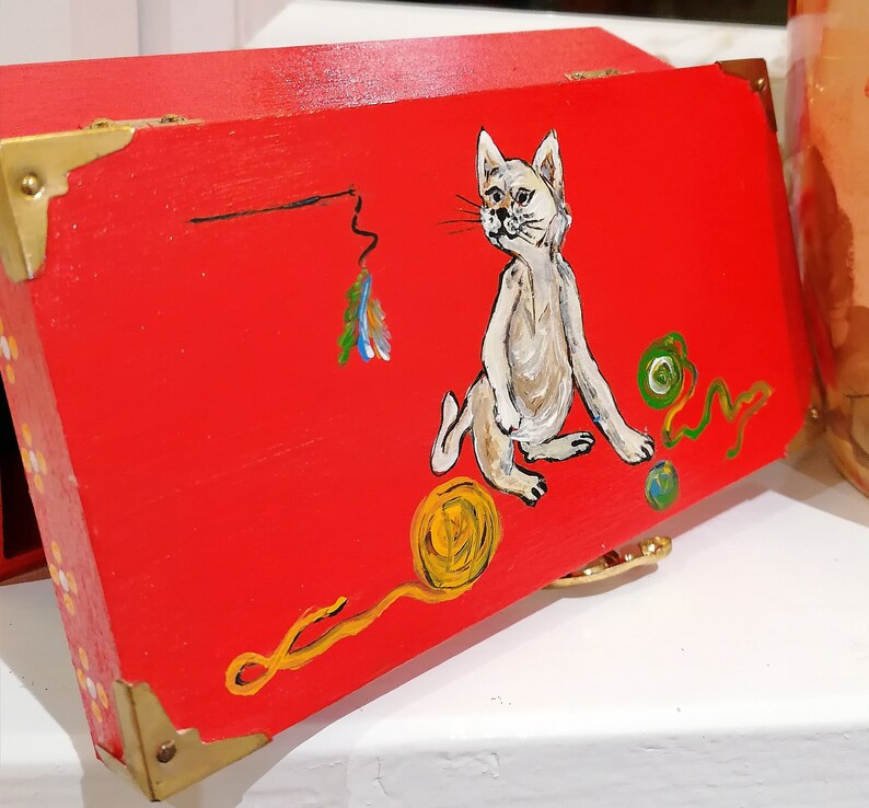 Eastern European Painted Wooden Box Keepsake Box Storage | Etsy