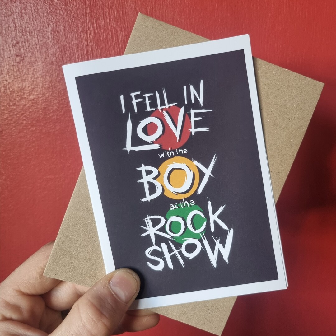 Blink 182 - Rock Show - Boy - A6 Greetings Card - Anniversary Card ...