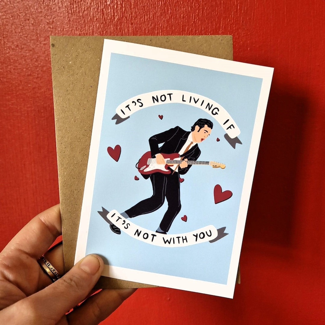 The 1975 - Matty Healy - Valentines Day Card - Etsy UK