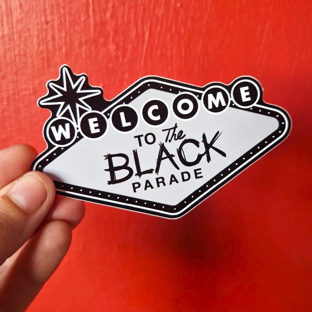 Welcome to the Black Parade - Emo Glossy Vinyl Sticker - Etsy