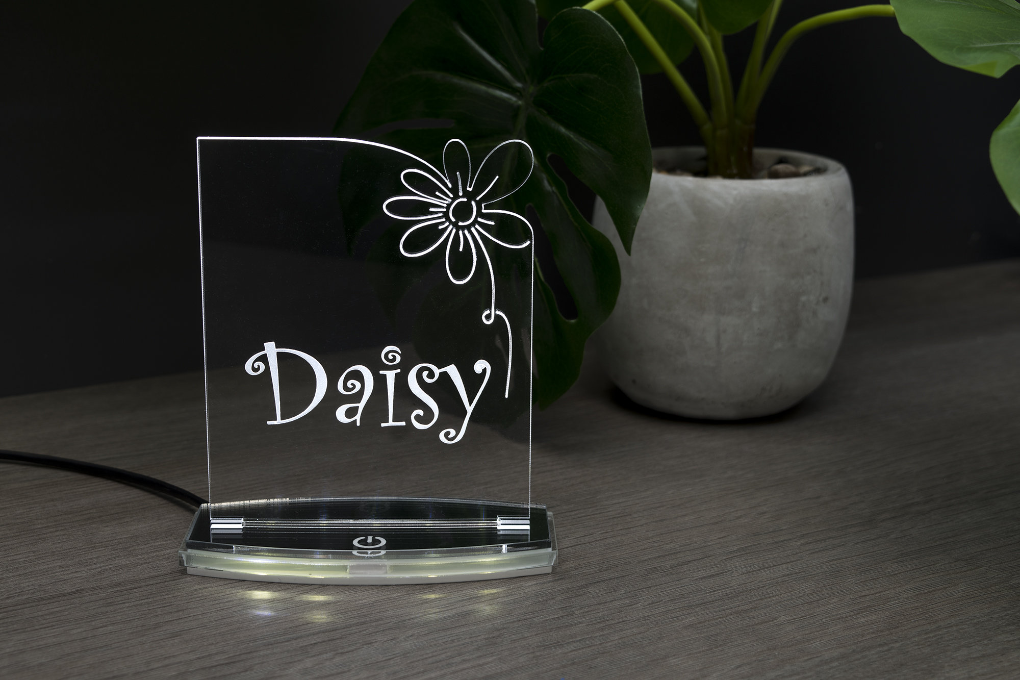 Blank Acrylic LED lit signs / plaques. Ideal for Branding | Etsy