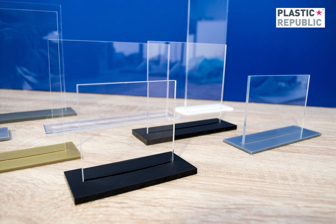 Clear Acrylic Blank Plaque / Retail Display Sign With Stand / - Etsy