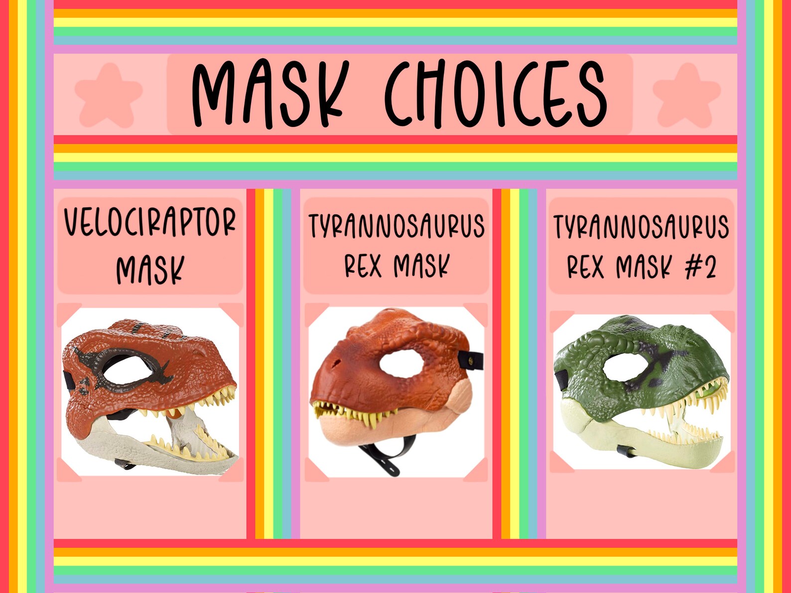 Customizable Dino Mask | Furry, Custom, Rainbow - Etsy