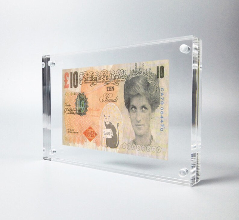 Framed Banksy Princess Diana You Lie Edition Replica Tenner Di-faced ...