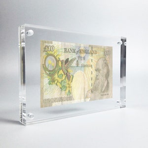 Framed Banksy Princess Diana Replica Tenner Di-faced Ten Pound Note in ...