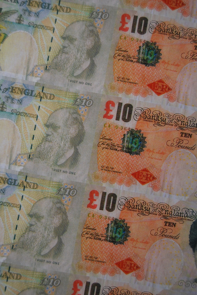 10x Banksy Princess Diana Replica Tenner's Di-faced Ten Pound Notes ...
