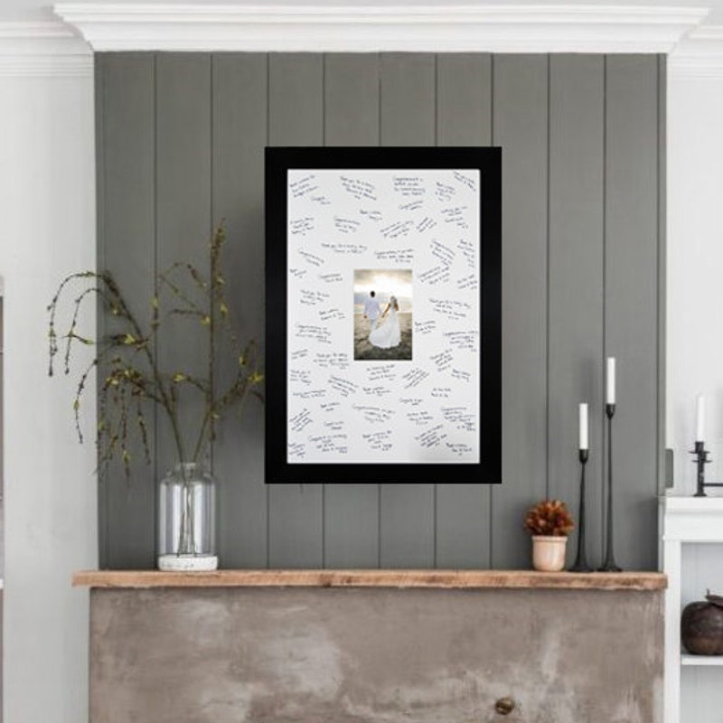 Guest Book Frame - Etsy