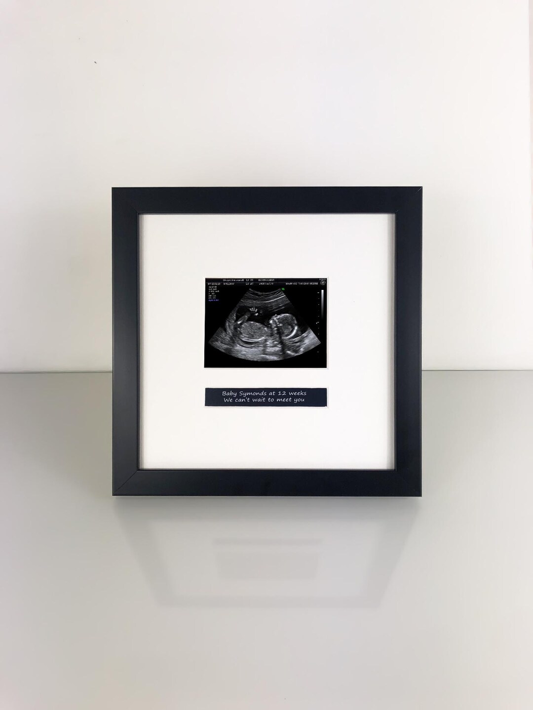 Baby First Scan Photo Frame - Ultrasound Sonogram 12 20 Week Pregnancy ...