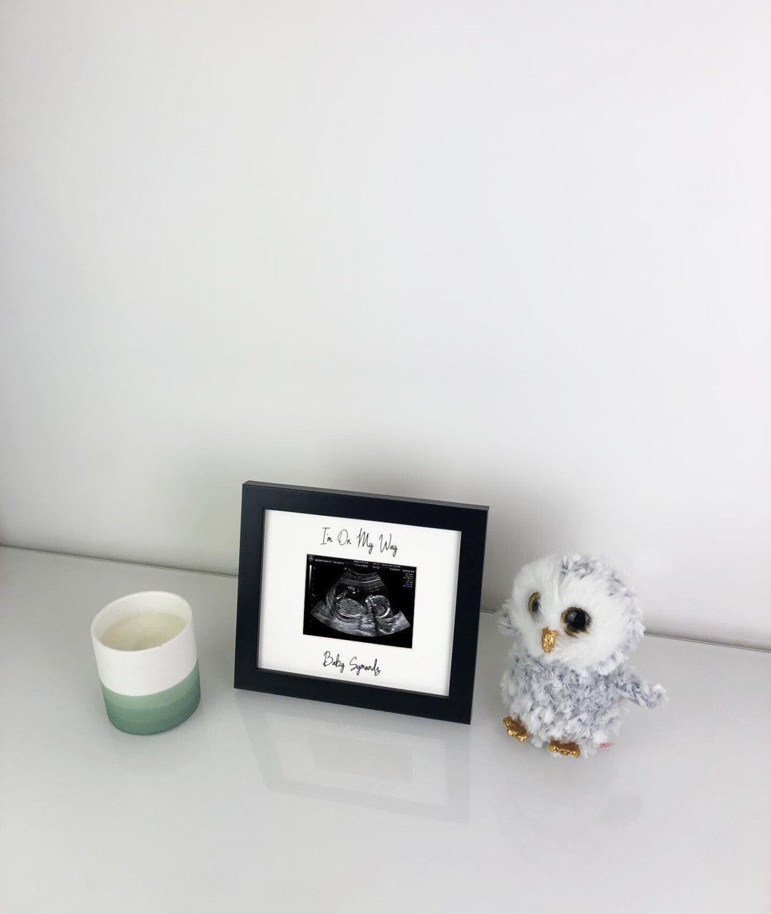 Personalised Baby Scan Photo Frame - Ultrasound Sonogram 12 20 Week ...