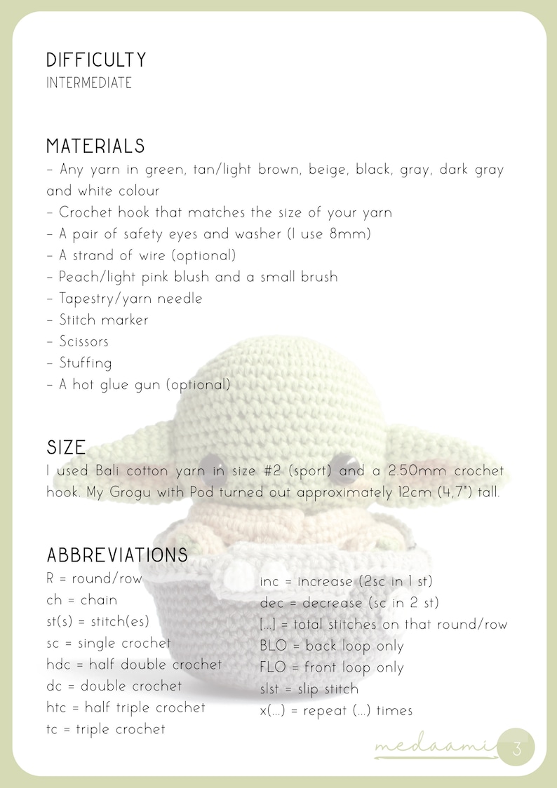 PDF PATTERN Baby Alien With Pod Amigurumi - Etsy