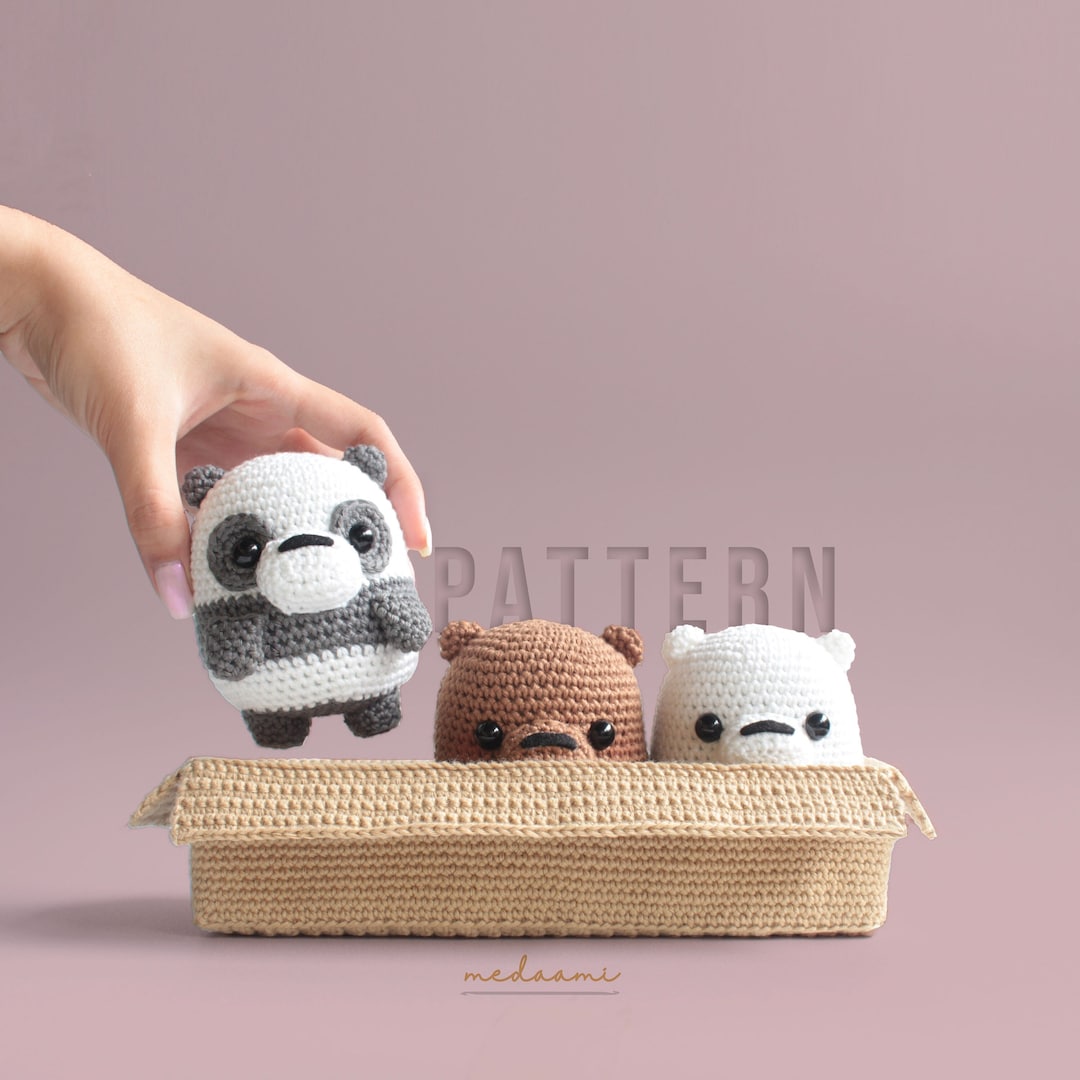 PDF PATTERN | Bears in a Box Amigurumi - Etsy