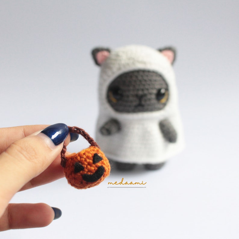 PDF PATTERN Halloween Ghost Cat Amigurumi - Etsy