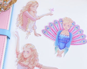 Barbie Movie Stickers | Etsy