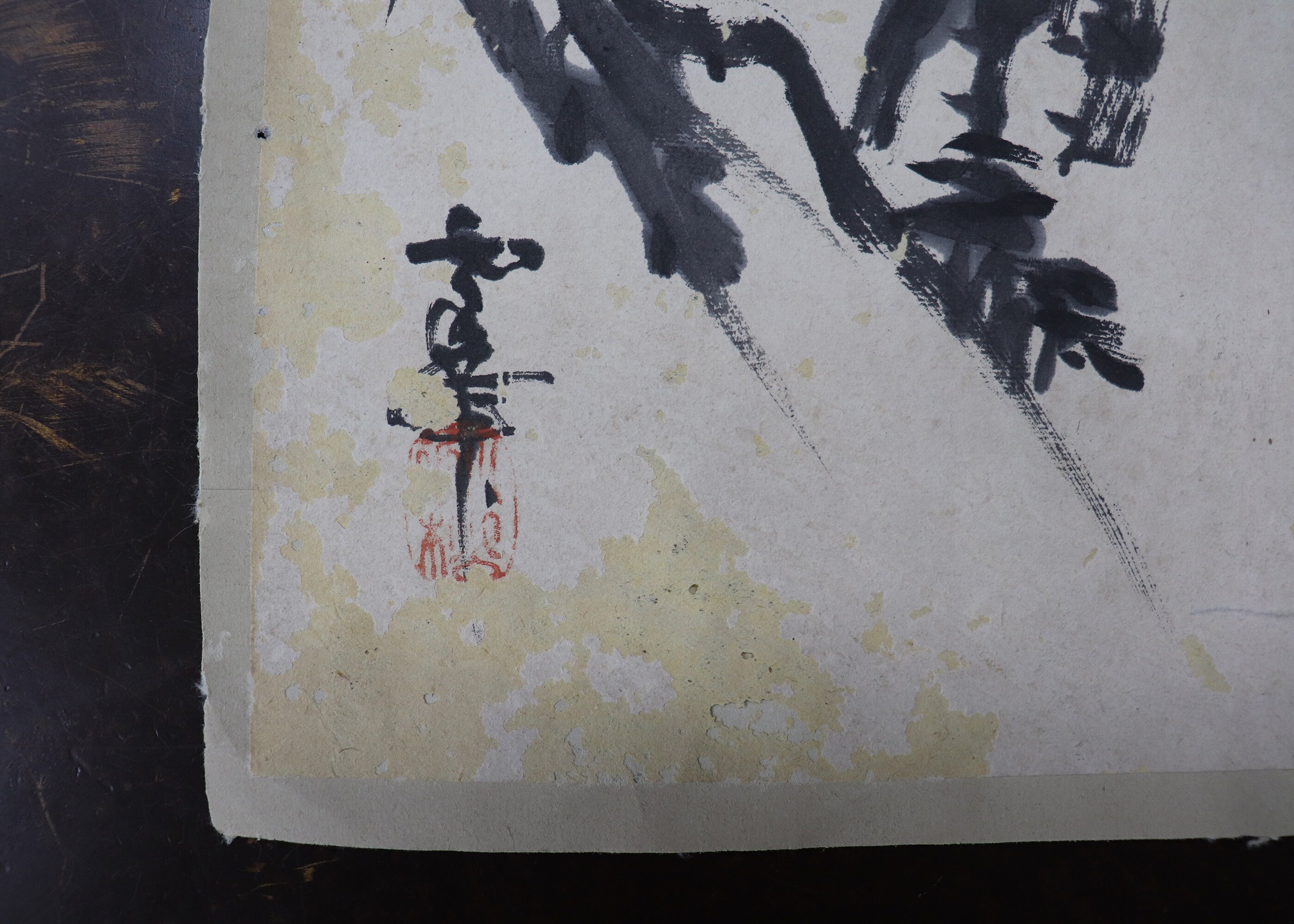 2 Japanese Zen Paintings SUMI-E Art in the Late 1800s Japan - Etsy