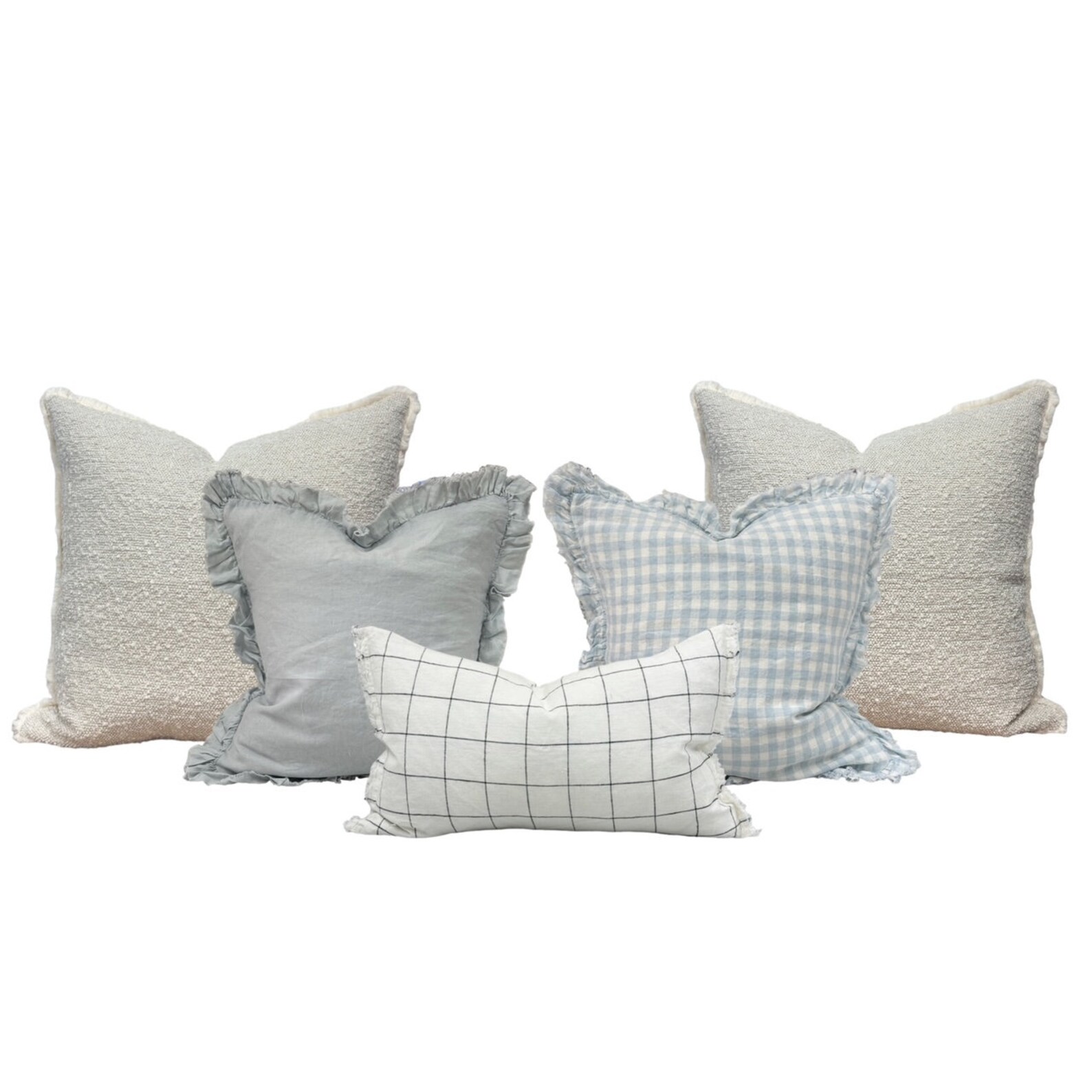 The Large Light Blue Cushion Combination - Etsy