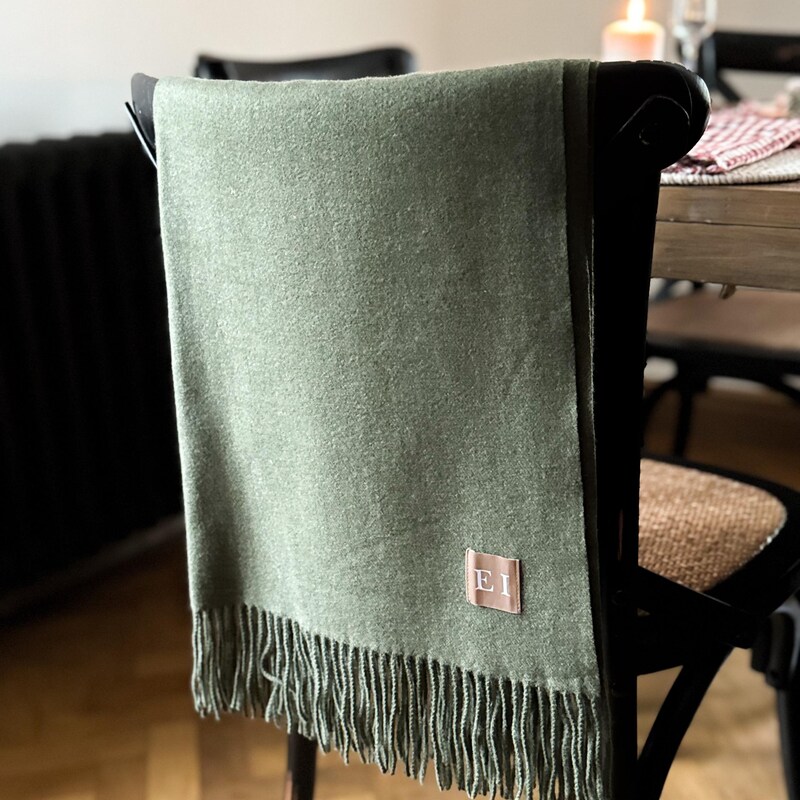 Olive Green Throw Blanket - Etsy