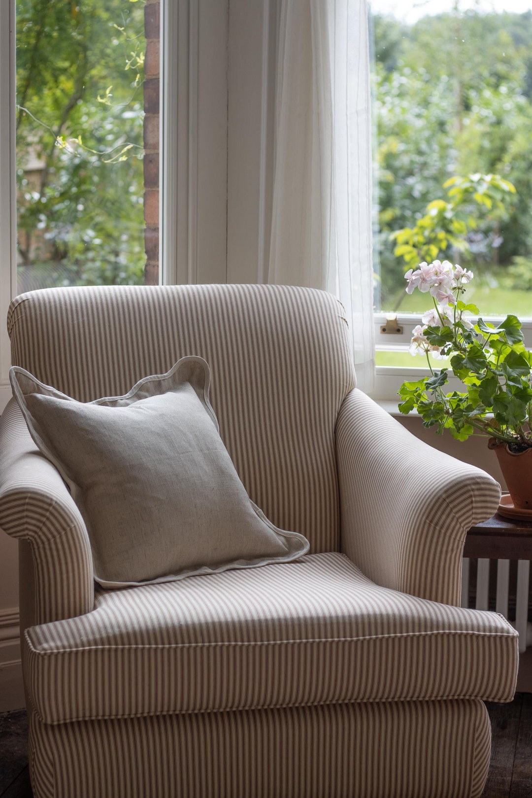 Chloe Sand Scalloped Edge Cushion - Etsy