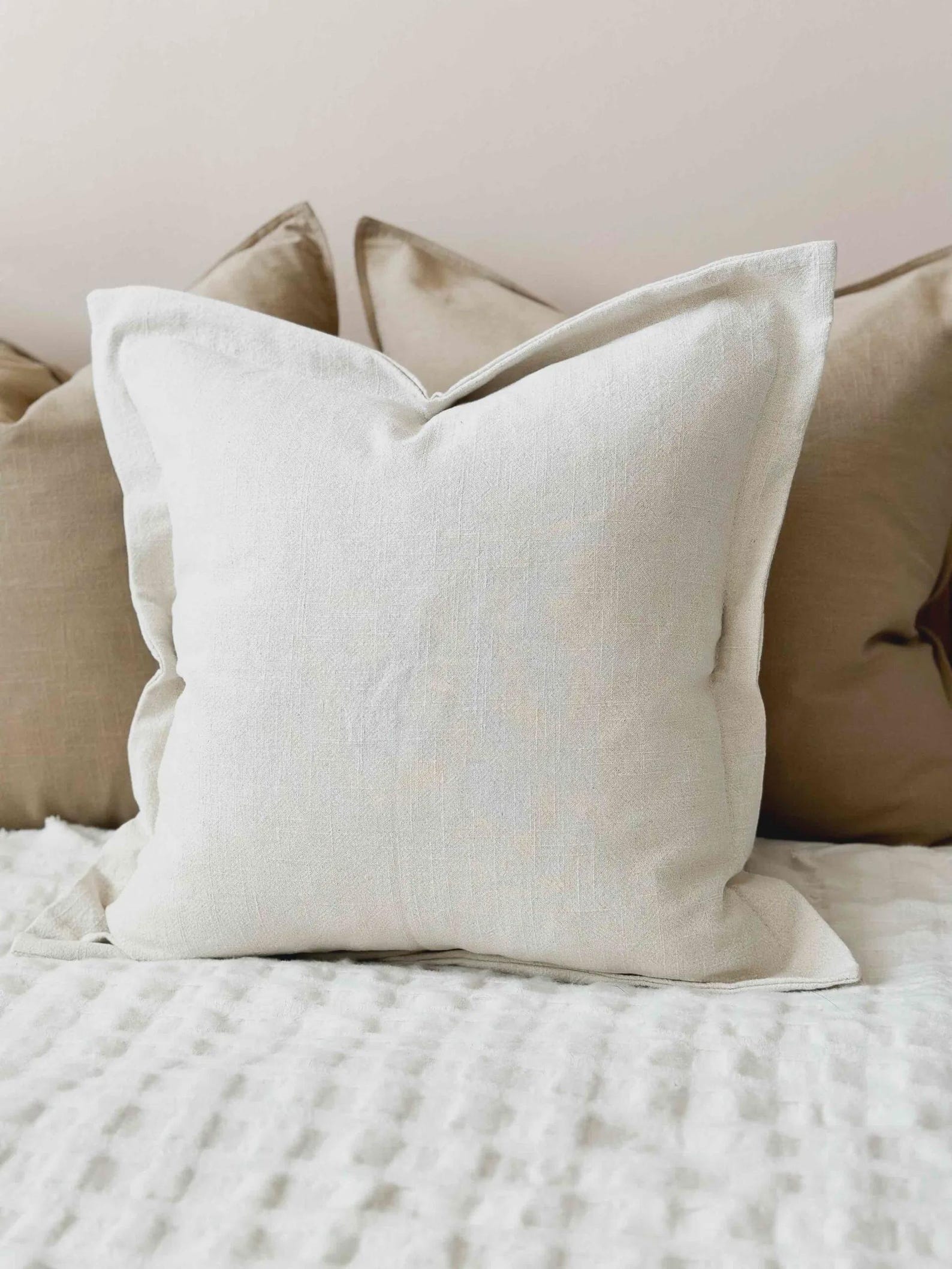 The Cream & Beige Cushion Combination - Neutral Cushion Set, Cream ...