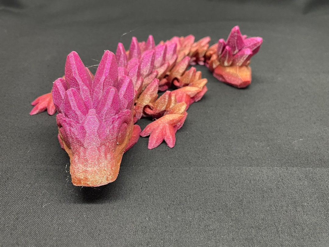 Articulated Baby Gemstone Dragon wingless - Etsy