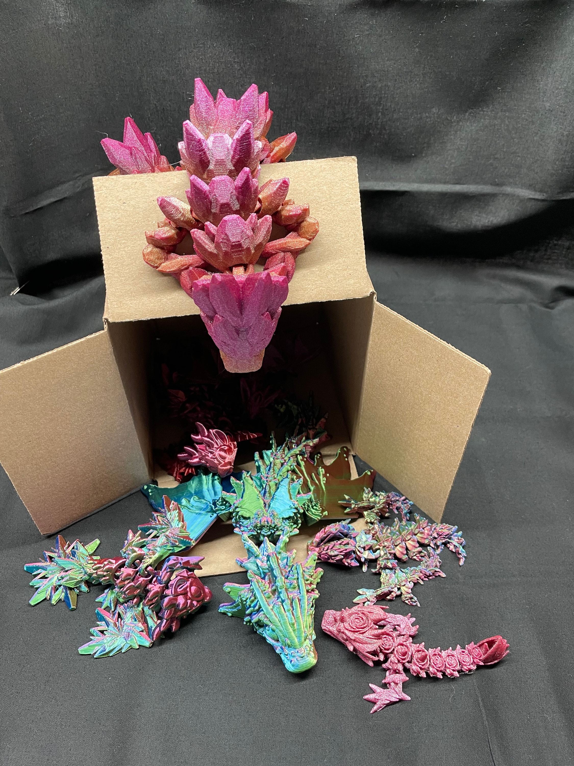 Small Mystery Dragon Box - Etsy