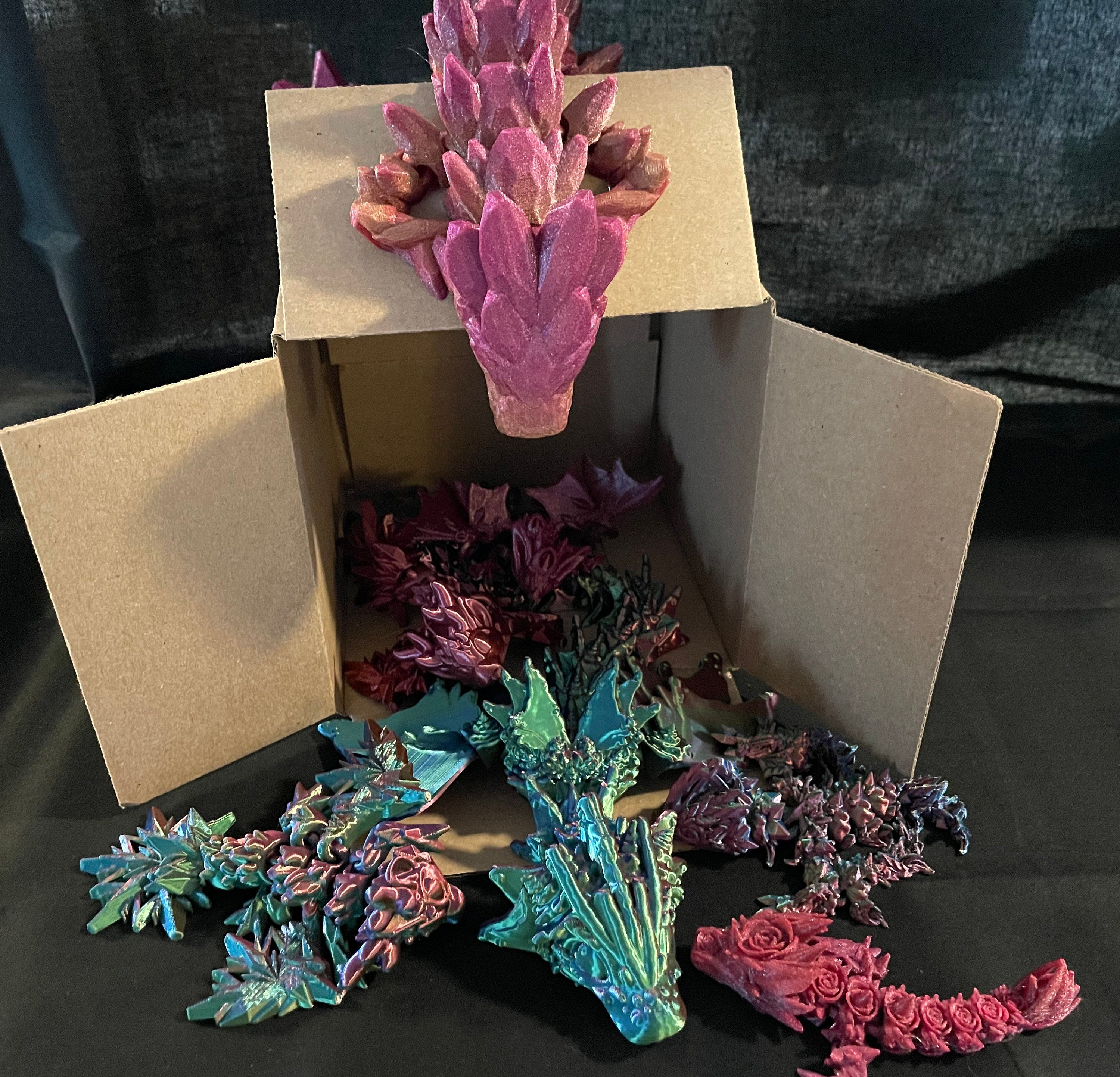 Small Mystery Dragon Box - Etsy