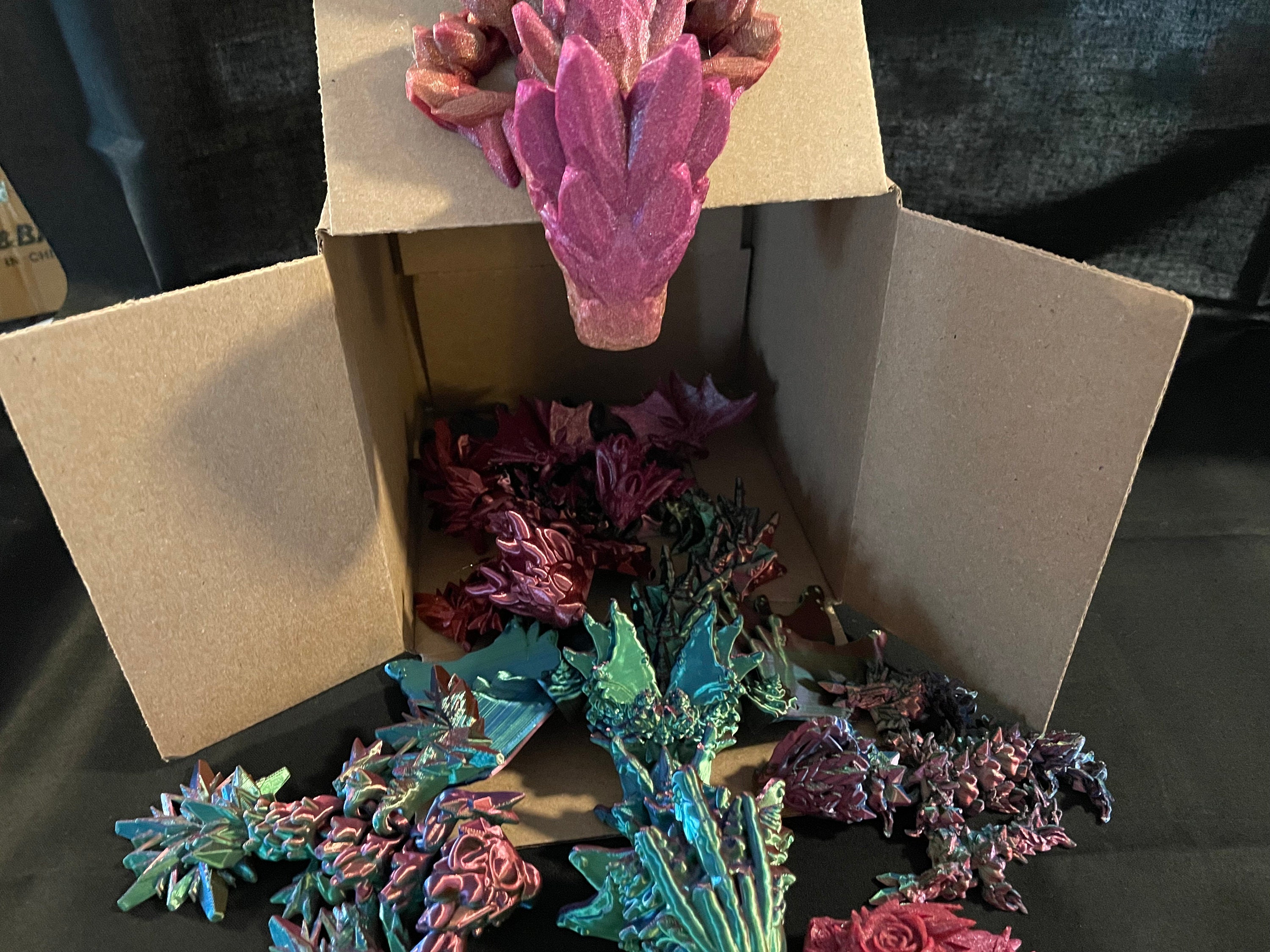 Small Mystery Dragon Box - Etsy