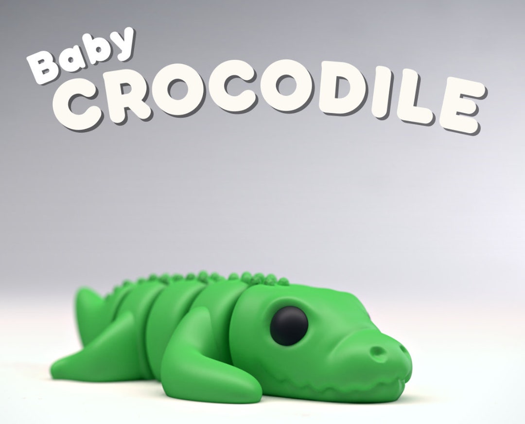Zou 3D Baby Crocodile - Etsy