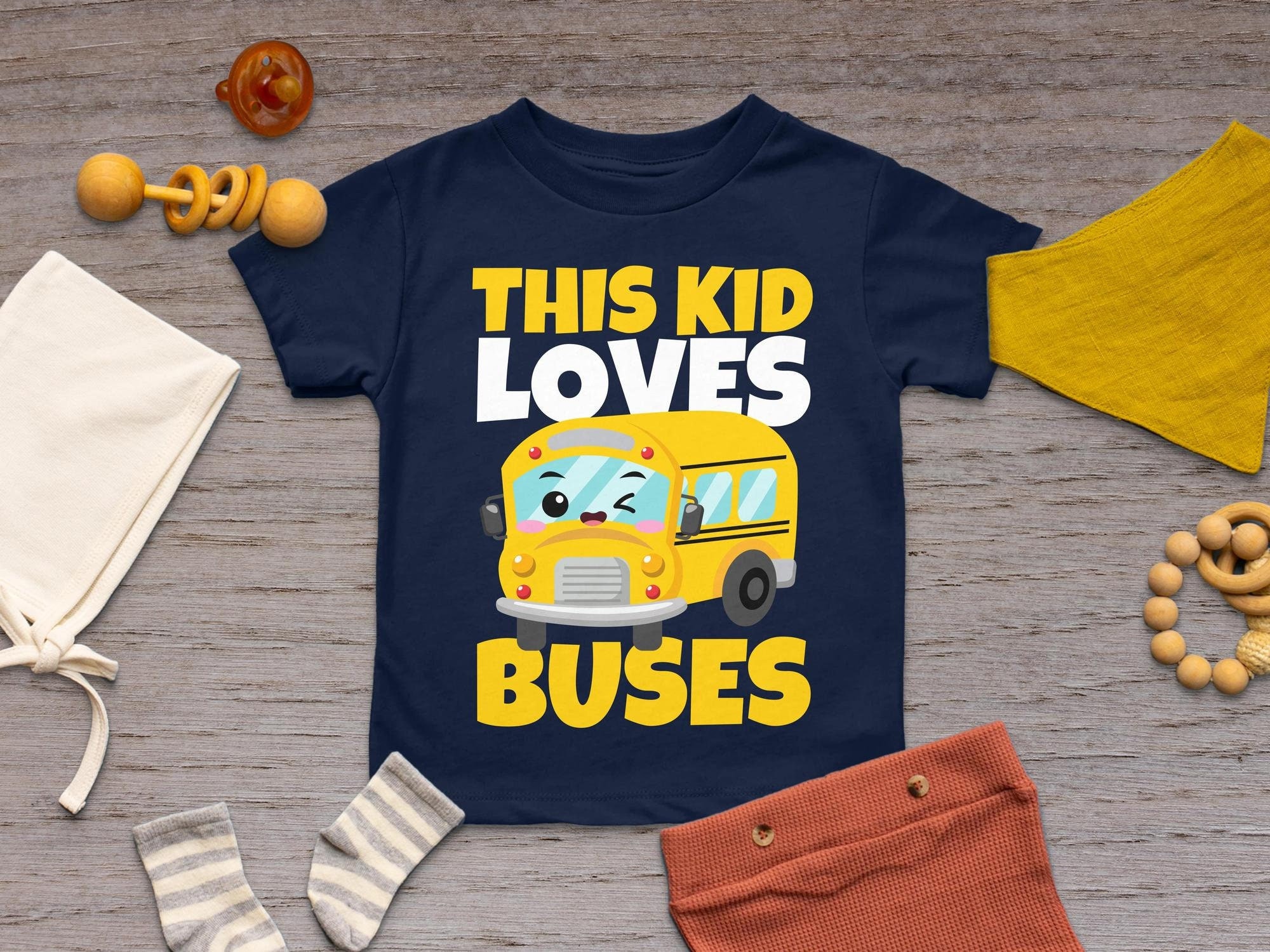 School Bus Kids Shirt, School Bus Birthday Shirt, Yellow Bus Shirt, Boy ...