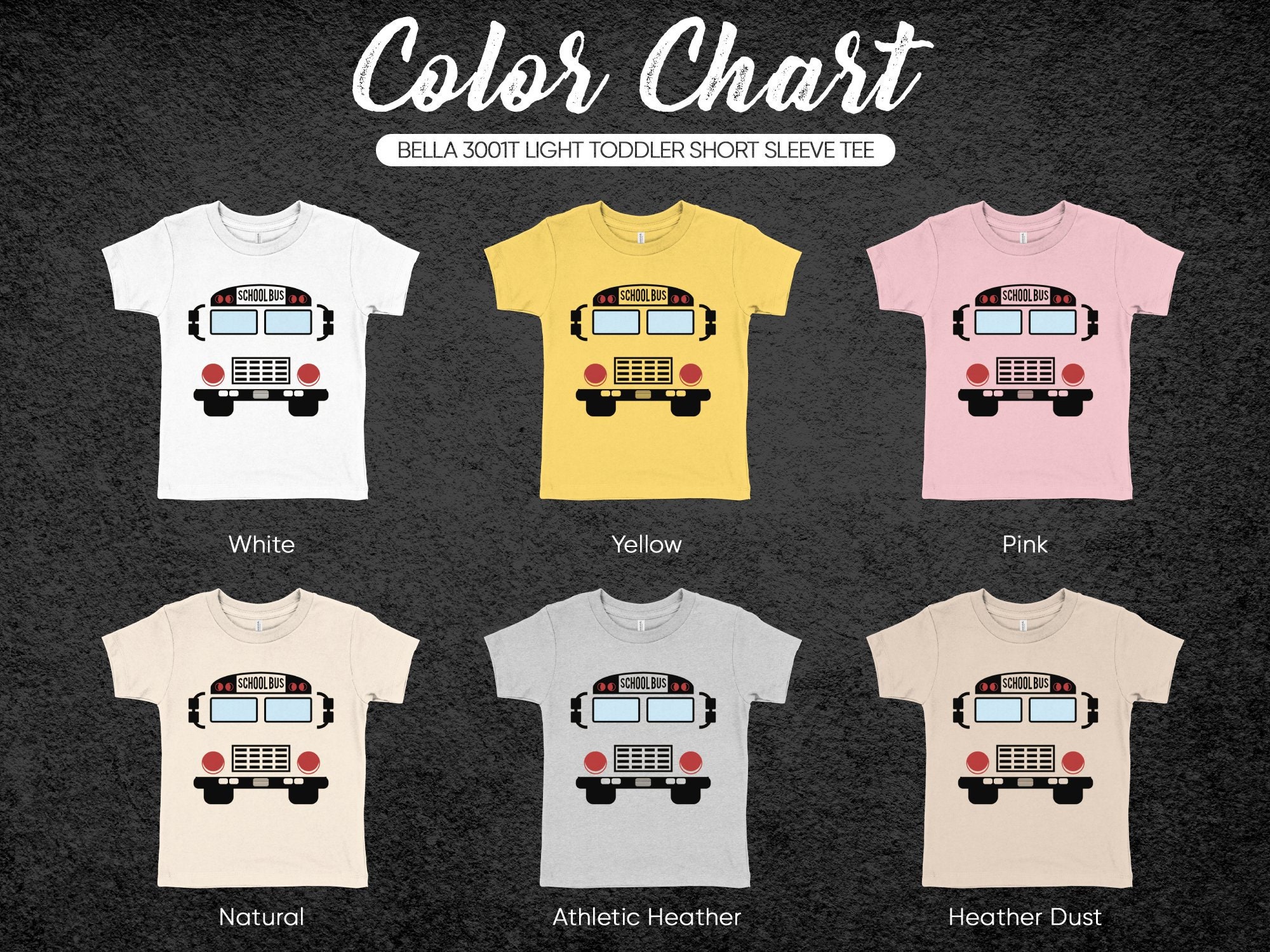Yellow School Bus Shirt, Adorable School Bus Tee for Kids, Baby to ...