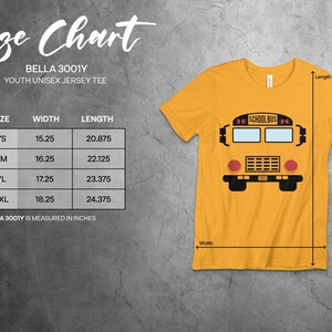 School Bus Shirt, Yellow School Bus Kids Shirt, School Bus Toddler T ...